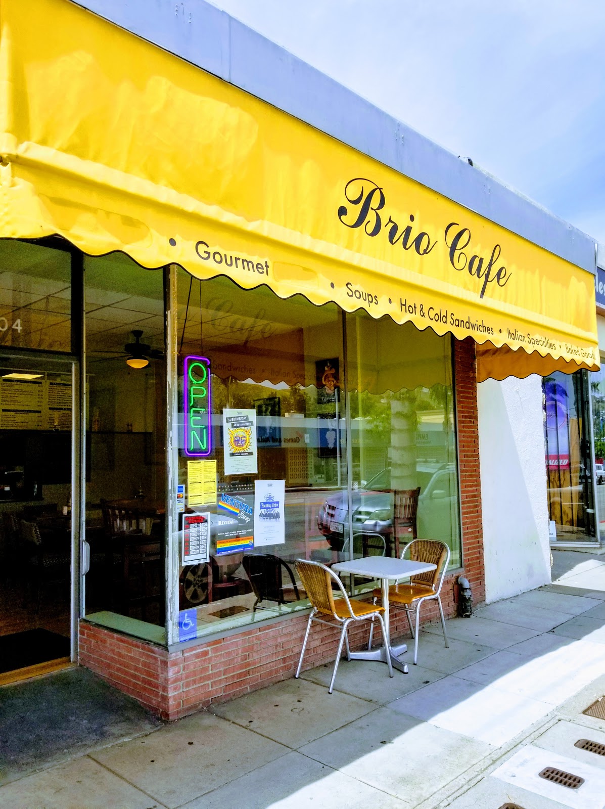 Brio Cafe in Ventura CA