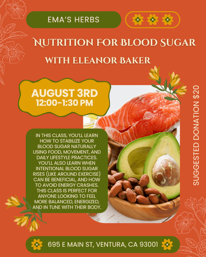 Nutrition for blood sugar with eleanor baker