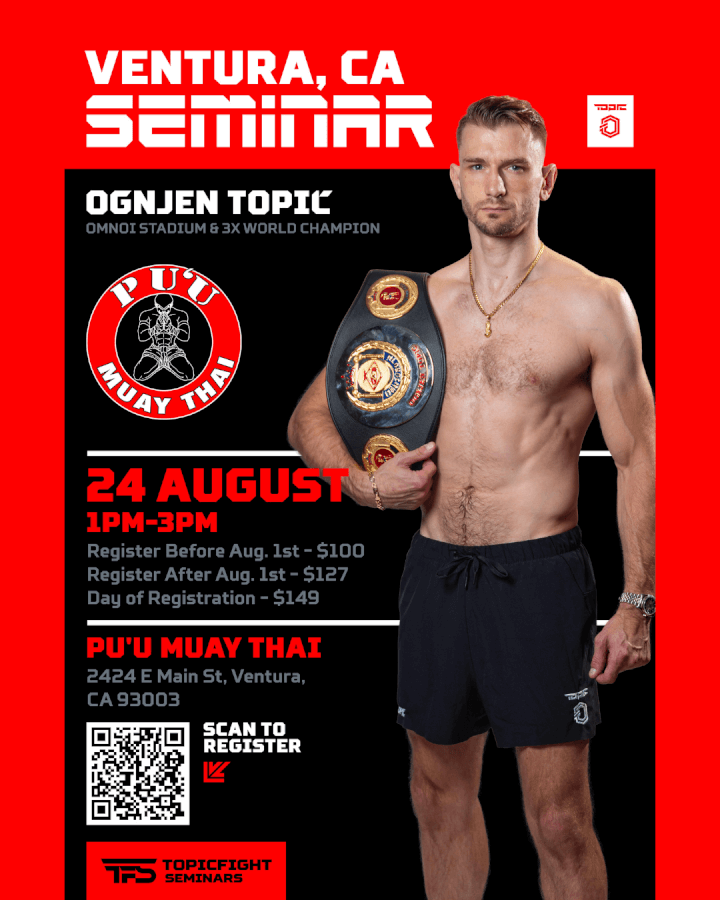 Muay Thai Seminar with World Champion Ognjen Topic