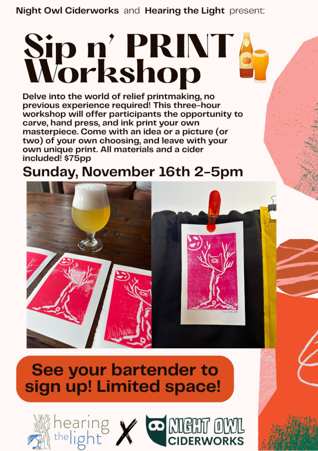 Sip n’ Print Workshop
